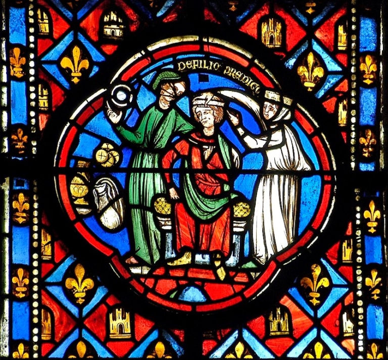 Vitraux gothiques - Cathédrale catholique Notre-Dame de Clermont